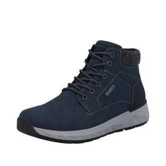 Rieker Herren 11502 Schn&uuml;rstiefel, blau 14, 47 EU