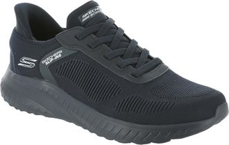Skechers Sportschuhe f&uuml;r Herren, Slip-ins: Bobs Sport Squad Chaos - Solid Step, blau, 42.5 EU