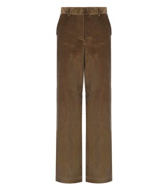 Weekend by Max Mara PANTALON TANIA VELOURS MARRON MAX MARA WEEKEND