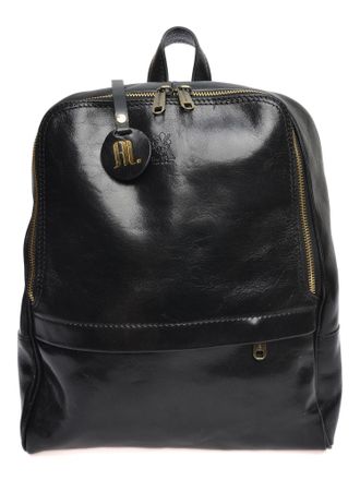 Anna Luchini Schwarz Rindsledertasche