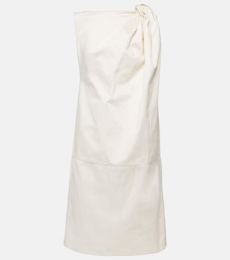 Toteme Robe en coton et lin