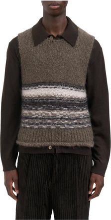 Our Legacy Homme, Pulls, Gris, Taille: M Mm4253Pb Knit Vest