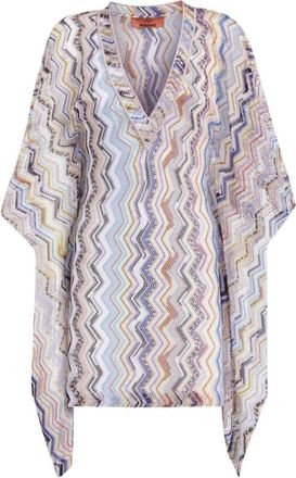 Missoni Femme, Maillots de bain, Multicolore, Taille: 38 FR Robe de Plage Courte