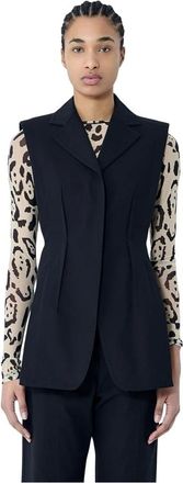 Sportmax Damen, Jacken, Schwarzk, MGr&ouml;&szlig;e