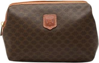 Celine Pre-owned Pochette en toile enduite - Femme - Pre-owned - Brun - Taille: ONE Size