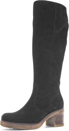 Gabor Bottes à plateforme pour femme, Noir 47, 40.5 EU