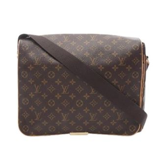Louis Vuitton Sac bandouli&egrave;re Abbesses Monogram Coated Canvas Pre-owned - Homme - Pre-owned - Brun - Taille: ONE Size