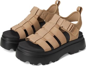 UGG Braune Cora Ledersandalen