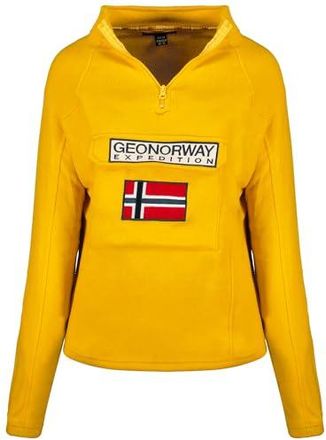 Geographical Norway Tymclass Lady Hz - Polaire Fine Femme Chaude Fermeture Zip - Veste Automne Hiver Printemps Chaud Femmes - Longues Manches Vetement Pull Fourrure Doux 