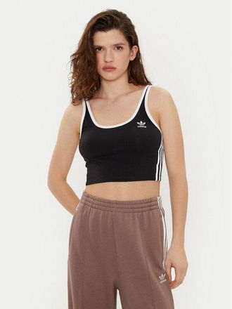 adidas Top adicolor 3-Stripes JD4612 Schwarz Slim Fit