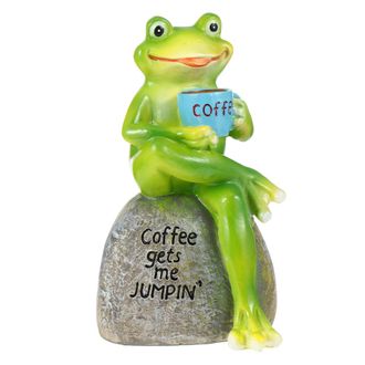 Garneck Resin Frosch Figur Dekoration F&uuml;r Schreibtisch Langlebiges Ornamente Accessoire F&uuml;r B&uuml;ro Und Garten F&uuml;r Wohnr&auml;ume