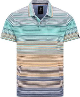 Hajo Poloshirt Pikee-Poloshirt in Multicolor-Streifen allover - stay fresh-Qualit&auml;t