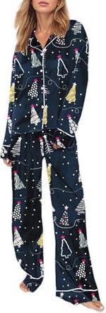 Generic Ensemble de pyjama d&eacute;contract&eacute; et tendance avec pantalon long, tenues dhiver pour femmes, ensemble de v&ecirc;tements de d&eacute;tente pour femmes, ensemble de su