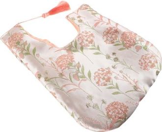 BESTONZON Hemobllo Paquet &agrave; Main Japonerie en Tissu Rose Pochette-Bracelet Grand Format Paquet Fourre-Tout Portable pour Femme Organiseur de Pi&egrave;ces de Monnaie A