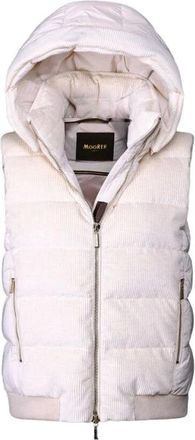 Moorer Femme, Vestes, Beige, Taille: 42 FR Gilet style Bomber