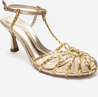 Prologue Gerald Geflochtener Riemen Stiletto Pumps