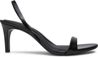 Calvin Klein Sandalen Calvin Klein Heel DOrsay Sandal 70 - Brush L HW0HW02265 Schwarz