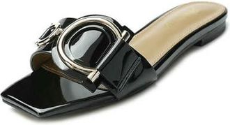 Generic ZBDZSW Chaussons de mariage rouges pour femmes de luxe en cuir avec breloques sandales &agrave; talon crois&eacute; plateforme pantoufles d&eacute;contract&eacute;es chaussures t