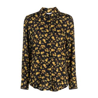 Tommy Hilfiger Regular Crepe Rose Shirt - - Blouses & Shirts - Damen - Mehrfarbig - S