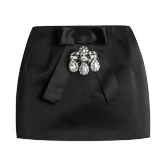 Dolce & Gabbana Duchesse Skirt - - Skirts - Damen - Schwarzk - M