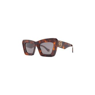 Loewe Lunettes de soleil transparentes Beveled Cateye