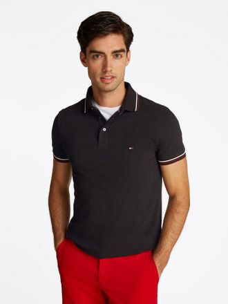Tommy Hilfiger Poloshirt TIPPED SLIM FIT POLO mit Kontrast-Details