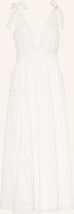 Poupette St Barth Strandkleid Perla Mit Spitze weiss