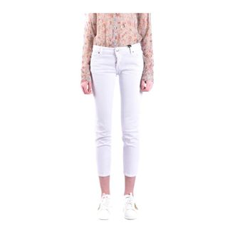 Dsquared2 S75Lb0603 Cropped Jeans - - Jeans - Damen - Wei&szlig; - XS