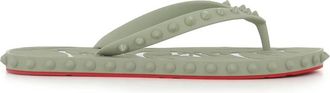 Christian Louboutin Femme, Chaussures, Vert, Taille: 37 EU Super Loubi Flip
