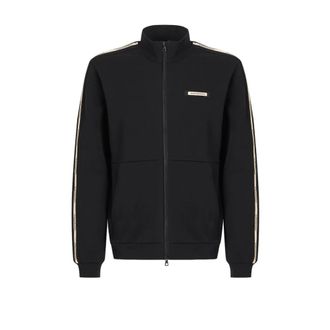 Emporio Armani Emporio Armani Ea7, Homme, Sweatshirts et sweats &agrave; capuche, Noir, Taille: M SweaT-shirt Zipp&eacute;