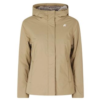 K-Way Veste Lil Twill Soft Beaver - Femme - Vestes - Brun - Taille: 42 FR