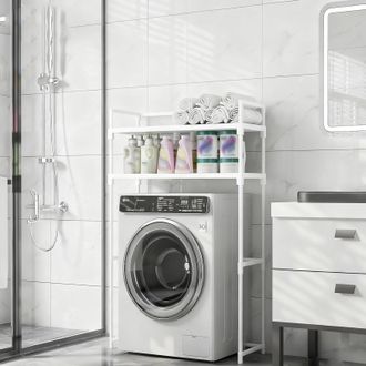 Generic Regal &uuml;ber der Waschmaschine - Multifunktionales Regal for Waschmaschine und W&auml;sche, ideal for die Organisation von Waschk&uuml;che, Badezimmer und Garage,