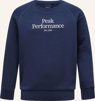 Peak Performance Jr Original Crew Sweatshirtpullover blau