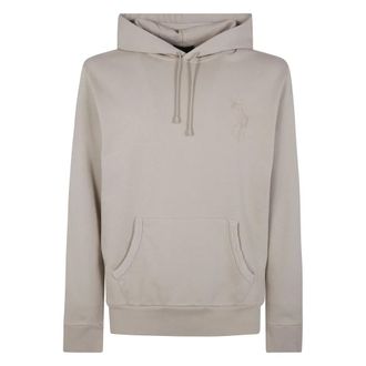 Polo Ralph Lauren Homme, Sweatshirts et sweats &agrave; capuche, Beige, Taille: XL Sweat &agrave; Manches Longues
