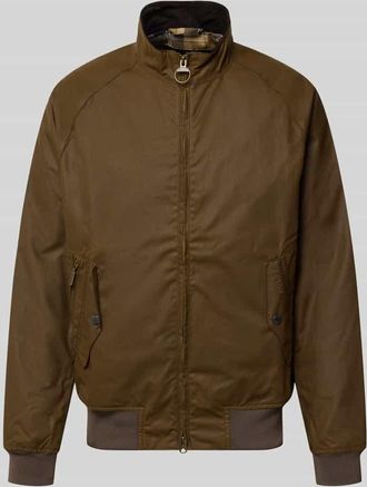Barbour Bomberjacke mit Zweiwege Rei&szlig;verschluss