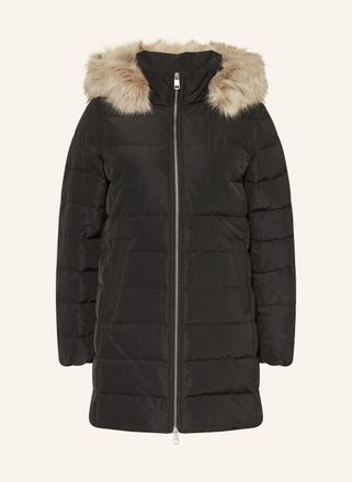 Tommy Hilfiger Daunenmantel Mit Abnehmbarem Kunstpelz schwarz