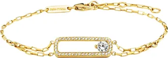 Julie Julsen Armband 925/- Sterling Silber vergoldet 41 Zirkonia
