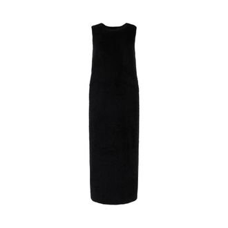 Uma Wang Panelled Wool Midi Dress - - Dresses - Damen - Schwarzk - S