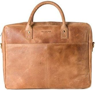 Holzrichter Berlin Grande sacoche en cuir (No 1-1), 30 x 39 x 10 cm, sacoche pour ordinateur portable pour homme, porte-documents de qualit&eacute; sup&eacute;rieure pour le travail, 