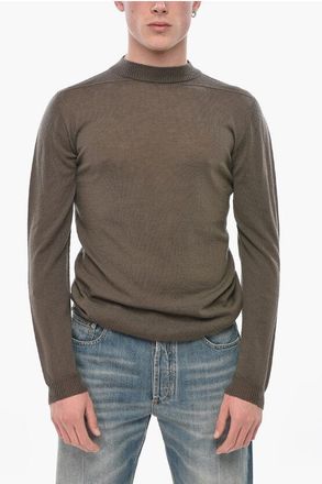 Rick Owens PORTERVILLE Virgin Wool Crewneck Sweater size Xl