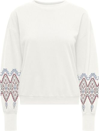 Only Onlbrooke L/S O-Neck Print SWT