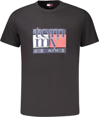 Tommy Hilfiger Homme, Tops, Noir, Taille: L T-shirt &agrave; manches courtes