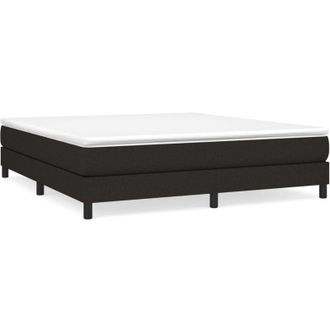 vidaXL Bettgestell ohne Matratze Schwarz 180x200 cm Stoff Vidaxl