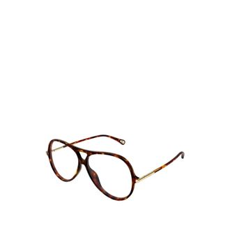 Chlo&eacute; Lunettes Aviateur - Femme - Accessoires - Brun - Taille: 59 MM
