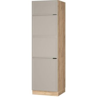 Vicco Armoire r&eacute;frig&eacute;r&eacute;e Fame-Line, GrisBeige, 60 cm, Vicco