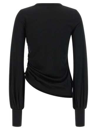 Yohji Yamamoto Womens Black Merino Wool Sportswear Clothing