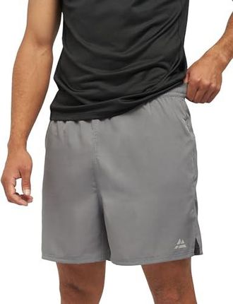 Danish Endurance Short de Sport Léger pour Homme, Respirant et Séchage Rapide, Running, Gris, S