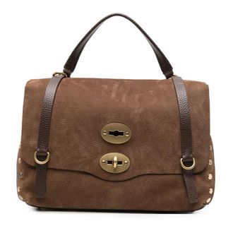 Zanellato Postina RE Jones Nabuk Kleine Tote Bag - - Bags - Damen - Braun - ONE SIZE