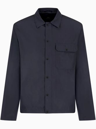 A|X Armani Exchange chemise à manches longues - Bleu