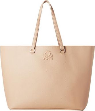 Benetton Borsa 618udy06w, Sac Femmes, Beige, St